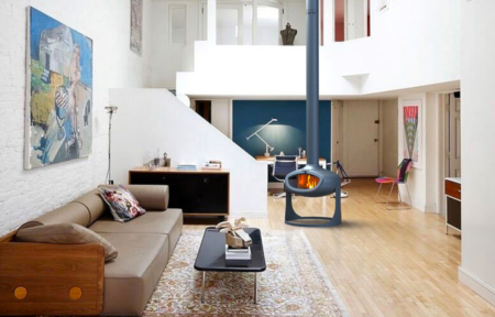 Suspended Wood Burning Stove: Firebob | Firemaker